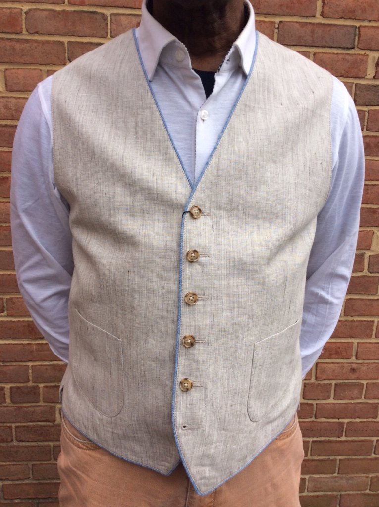 Linen Vest (multiple colors) | Everard's Clothing